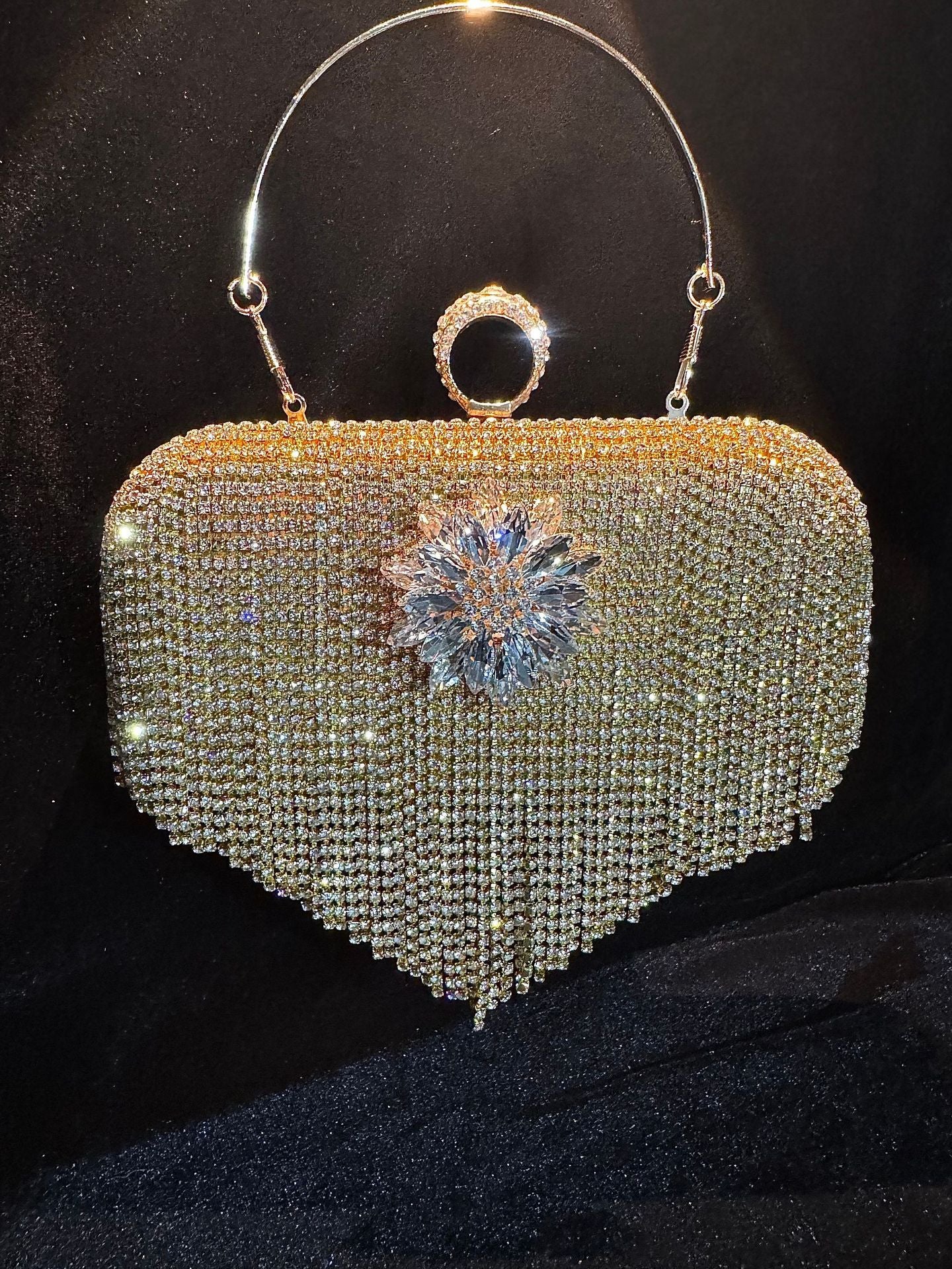 Rhinestone Tassel Handbag – VITABAYA