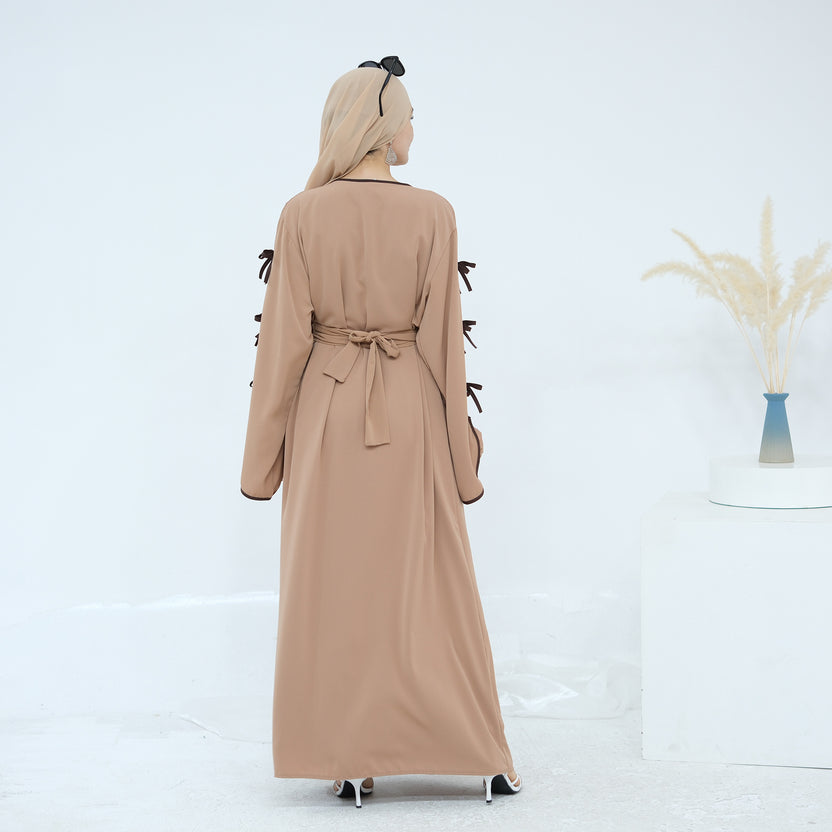 Bow Sleeve Abaya Set – VITABAYA