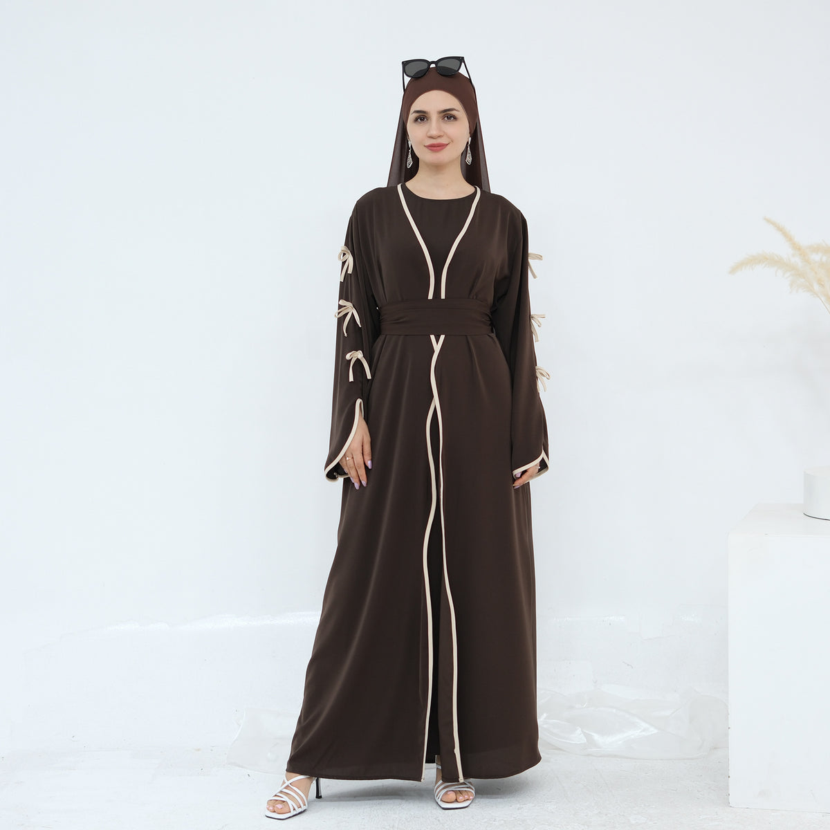 Bow Sleeve Abaya Set – VITABAYA