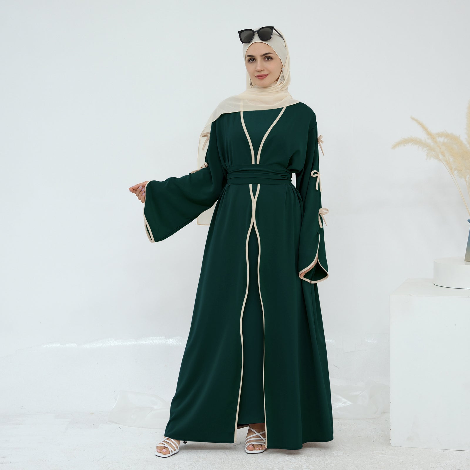 Bow Sleeve Abaya Set – VITABAYA